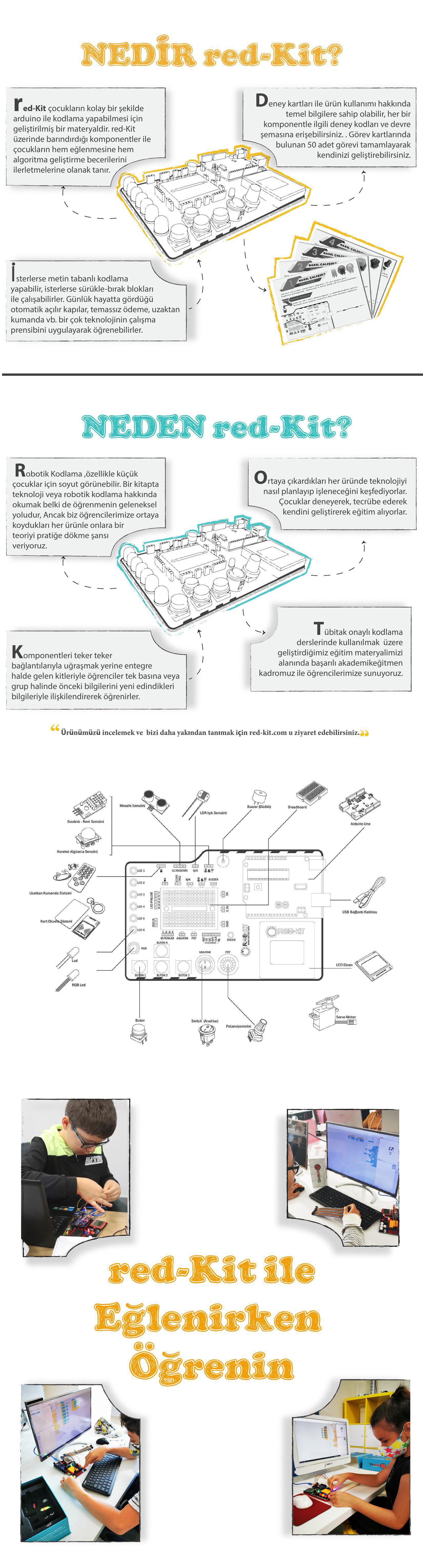 red-Kit Robotik Kodlama Uygulama Kiti